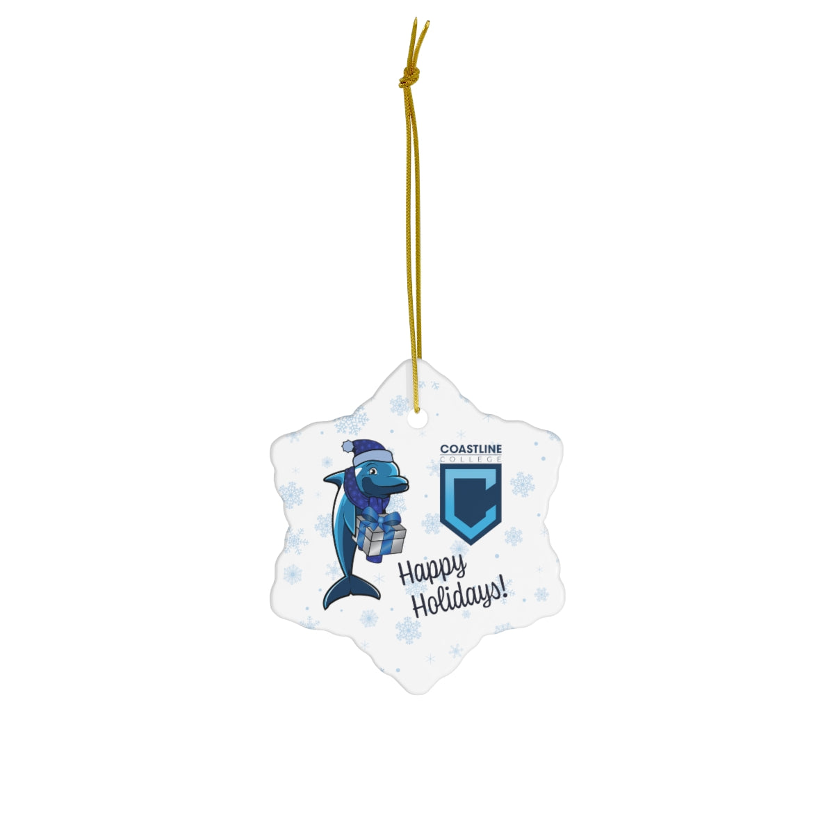 Coastline Holiday Fin Ceramic Ornament (4 Shapes) – the-pier-at ...